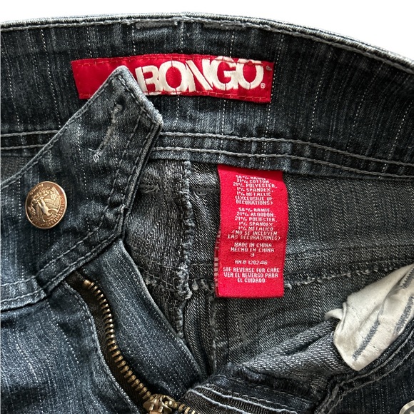 BONGO | Jeans | Vintage Bongo With Metallic Silver Pin Stripes | Poshmark